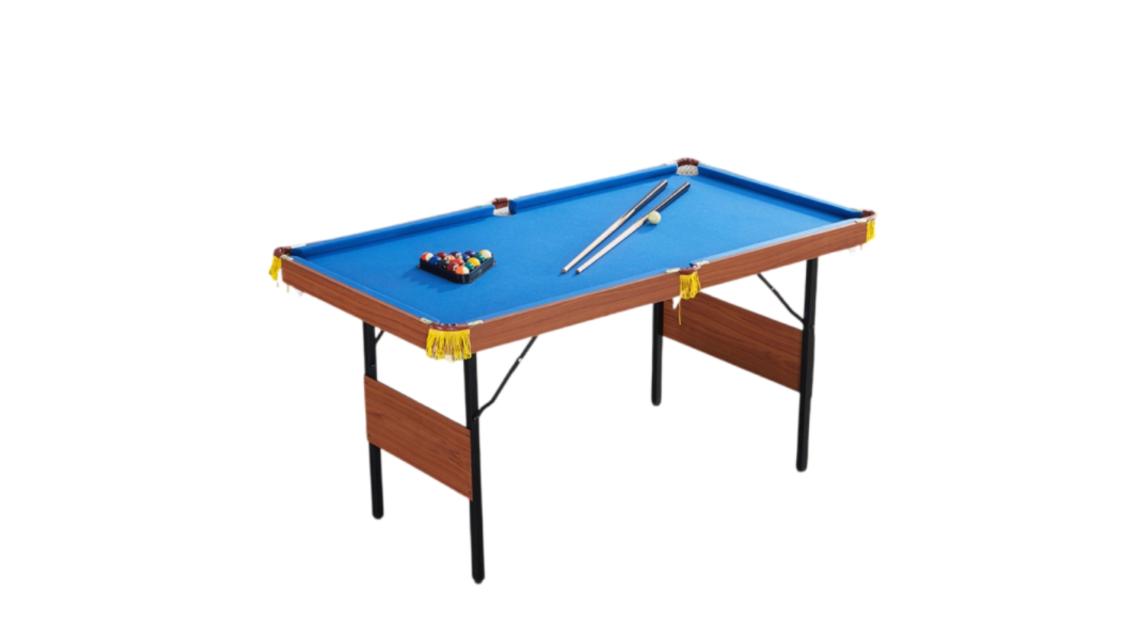 TopOne Sports Foldable Pool/Billiard Table with Accessories Package ...