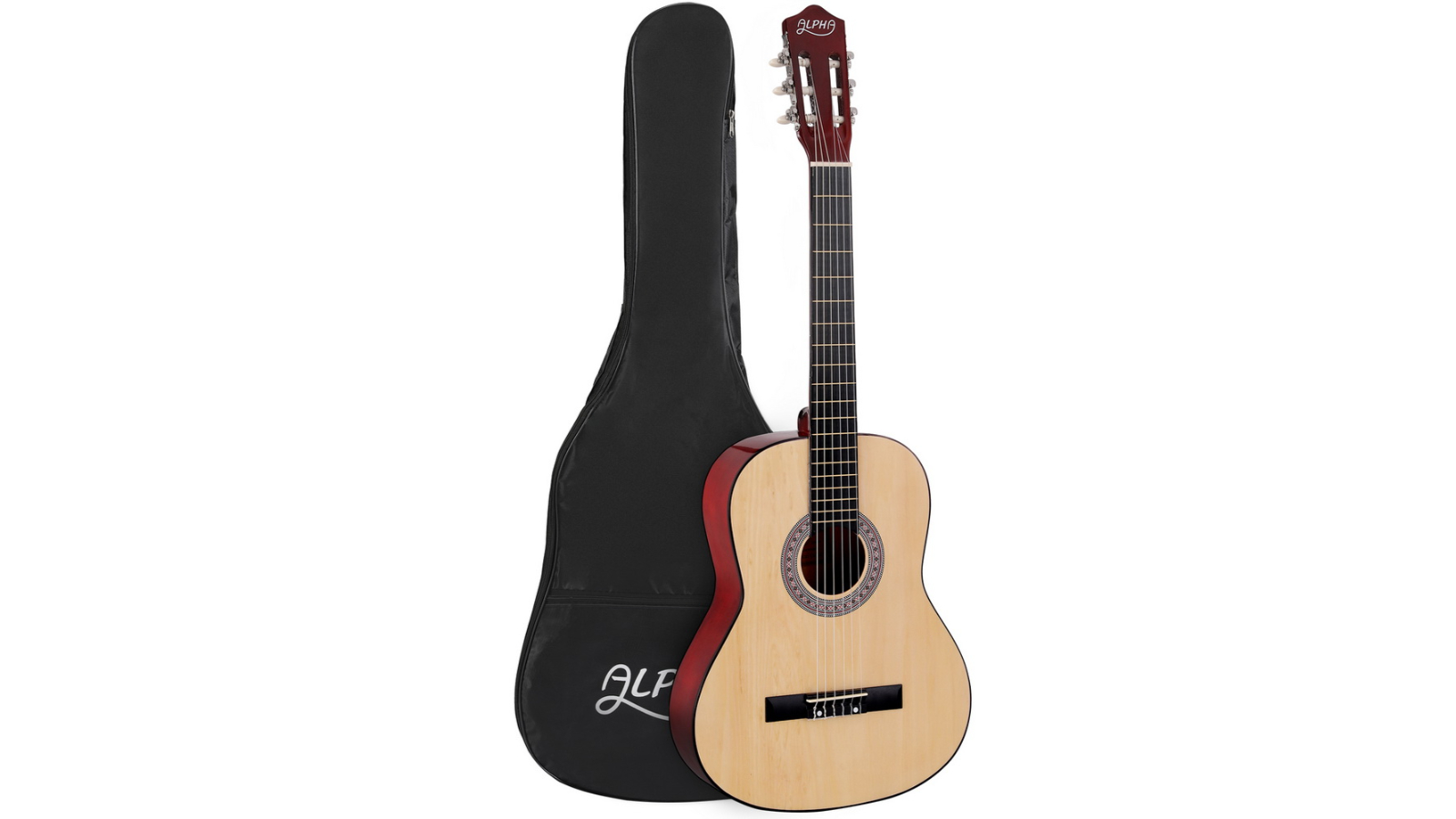 Alpha Wooden Body Nylon Classical String Guitar Gift - 39inch | Harvey ...
