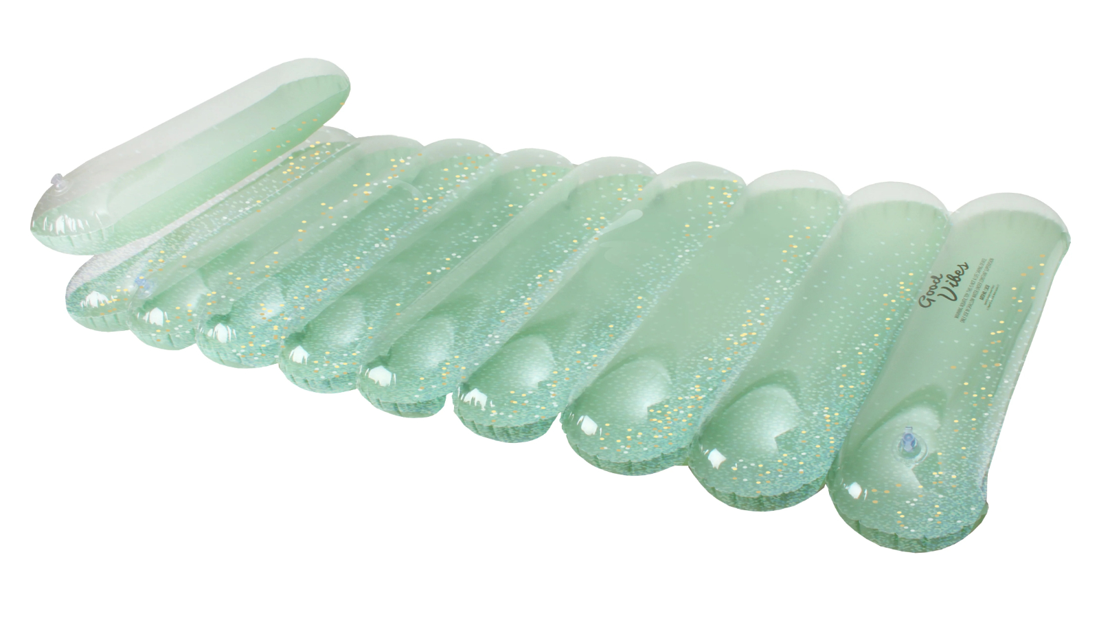 Good Vibes Kids Inflatable Lilo Bed Float - Green | Harvey Norman