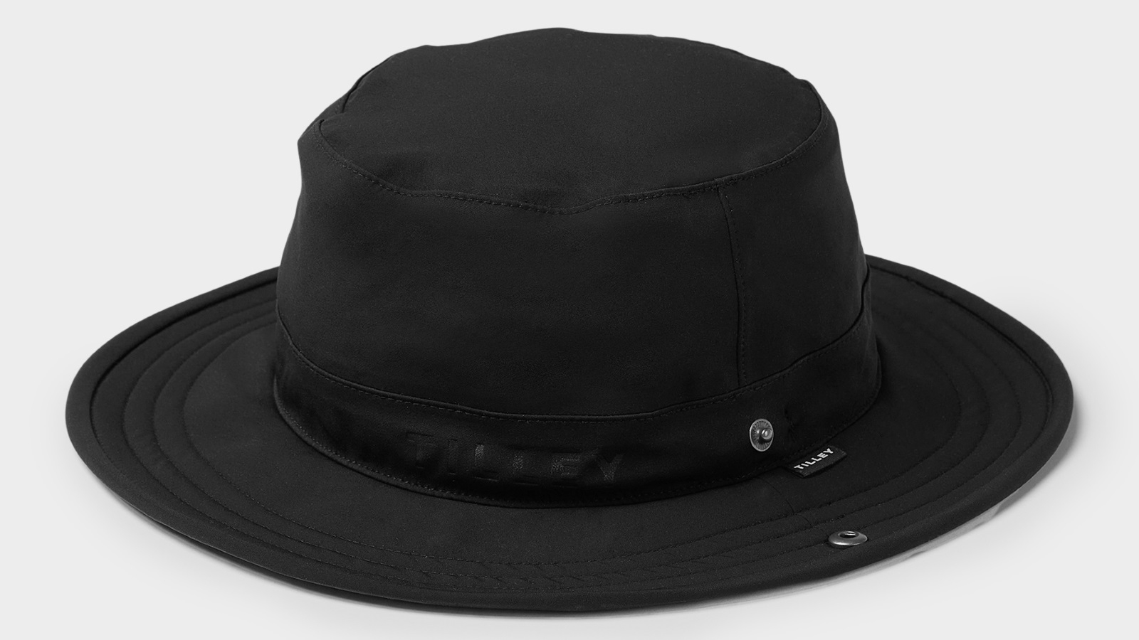 Tilley Black Rain Hat - Size Small | Harvey Norman