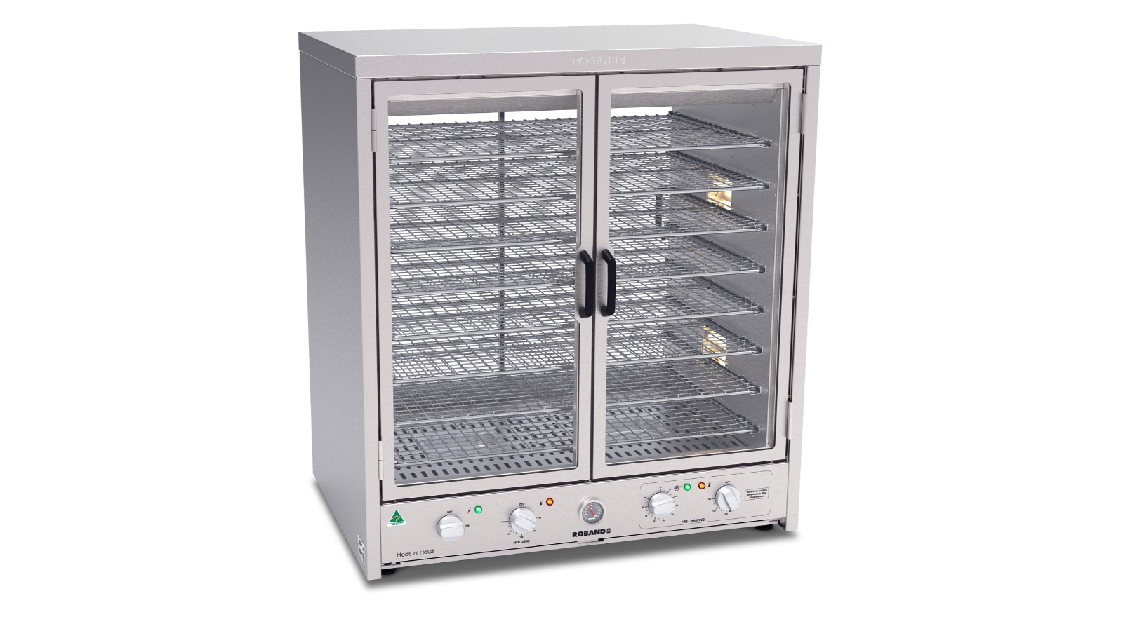 Roband Sliding Glass on Display Side Heat and Hold Food Warmer | Harvey ...