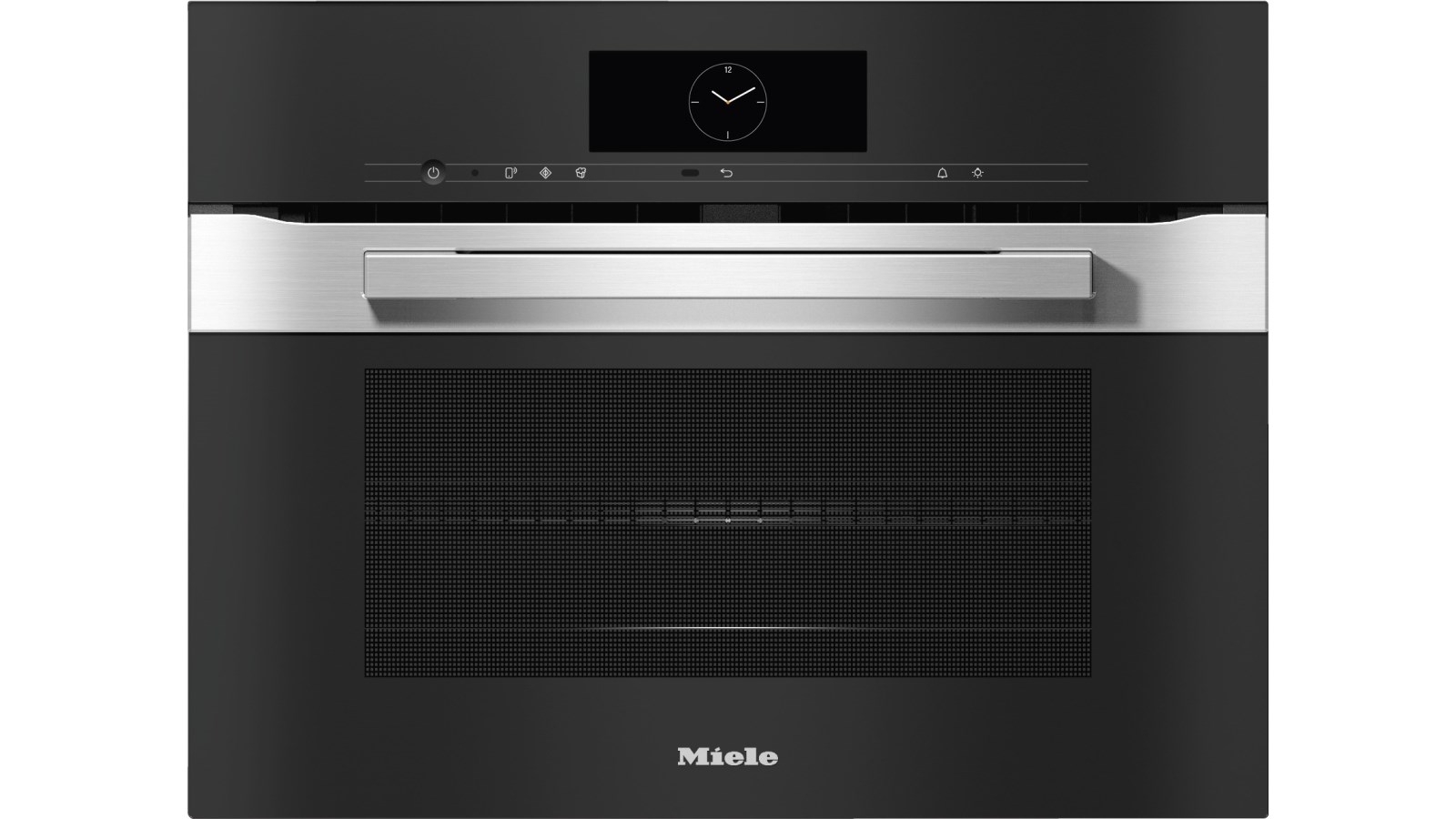 Miele H 7840 BM Pureline Speed Oven - Clean Steel | Harvey Norman