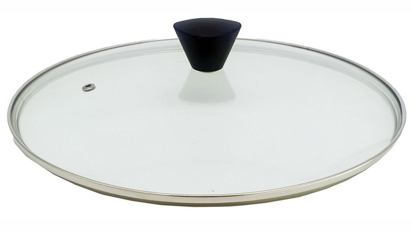 Koman Stainless Steel Glass Lid with Bakelite Handle - 26cm | Harvey Norman