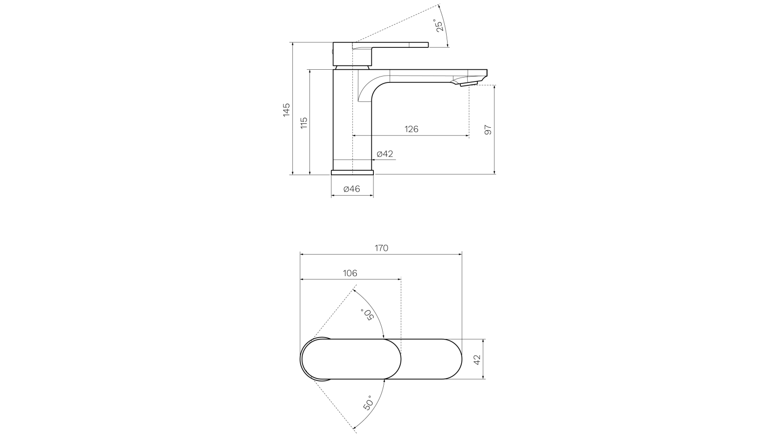 Parisi ABC II Basin Mixer - Matte Bronze | Harvey Norman