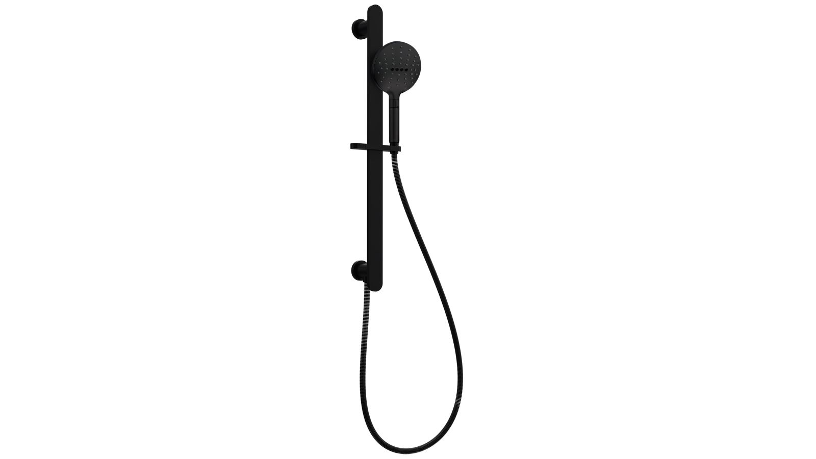 Parisi ABC II Sliding Rail with Hand Shower - Matte Black | Harvey Norman