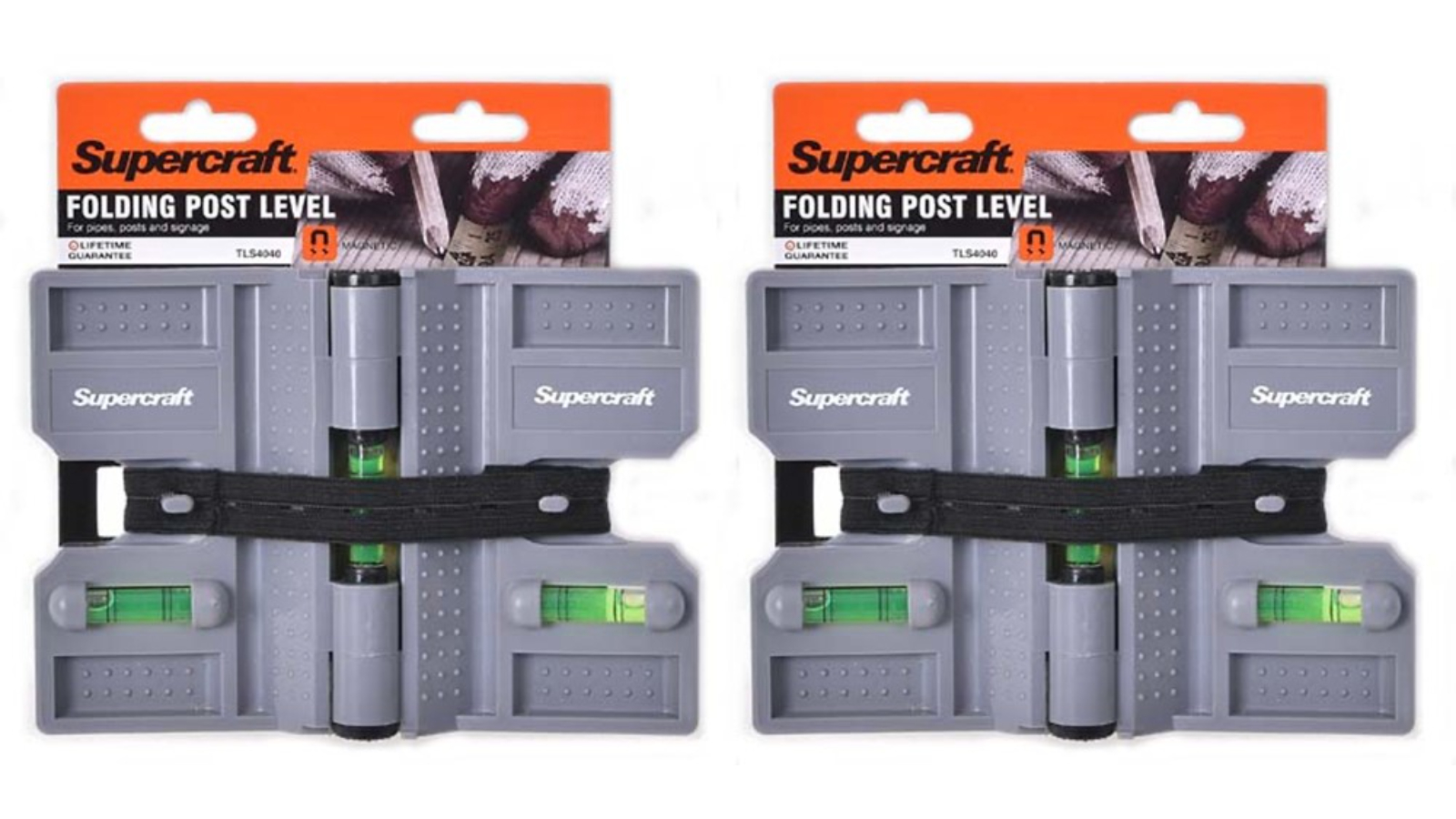 Supercraft Post Spirit Level Mag - Pack of 2 | Harvey Norman