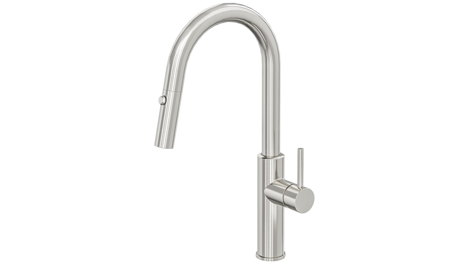Linsol Halo S2 Pull-out Sink Mixer - Brushed Nickel | Harvey Norman