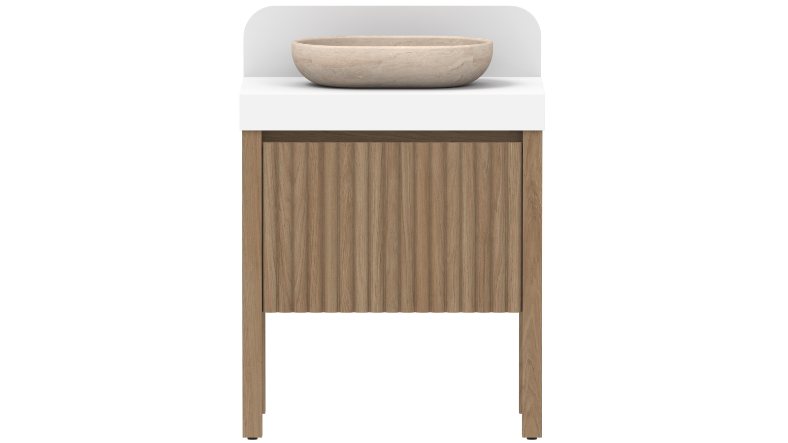 ADP Harper 750mm Centre Bowl Floor Mounted Vanity | Harvey Norman