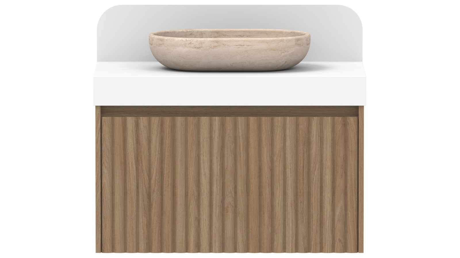 ADP Harper 835mm Centre Bowl Wall Hung Vanity | Harvey Norman