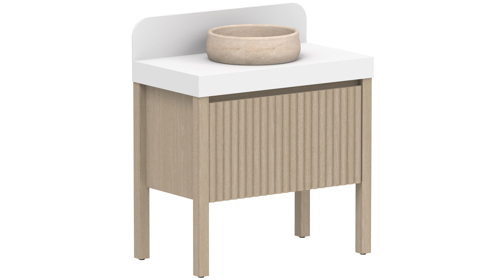 ADP Harper 900mm Centre Bowl Floor Mounted Vanity | Harvey Norman