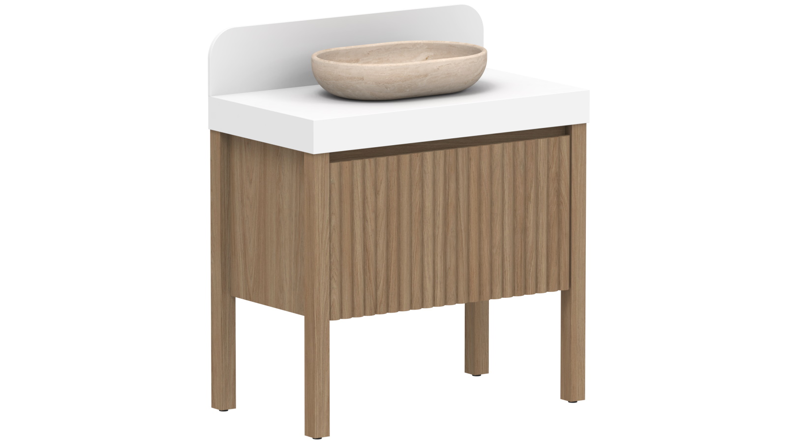 ADP Harper 900mm Centre Bowl Floor Mounted Vanity | Harvey Norman