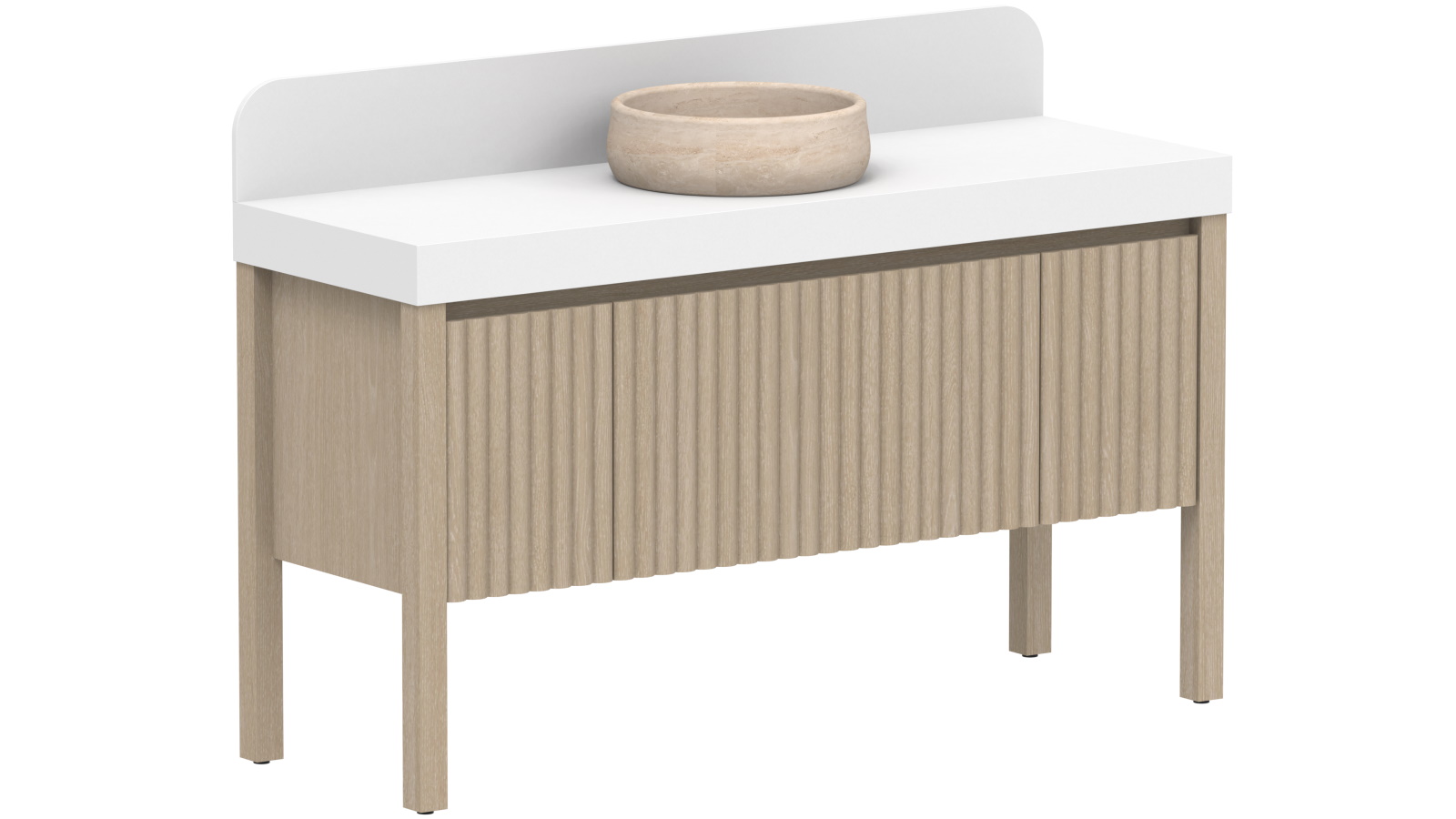 ADP Harper 1500mm Centre Bowl Floor Mounted Vanity | Harvey Norman