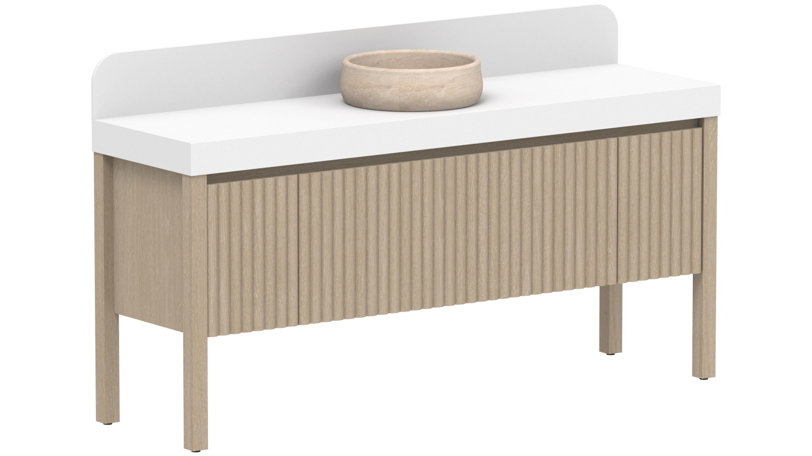 ADP Harper 1800mm Centre Bowl Floor Mounted Vanity | Harvey Norman