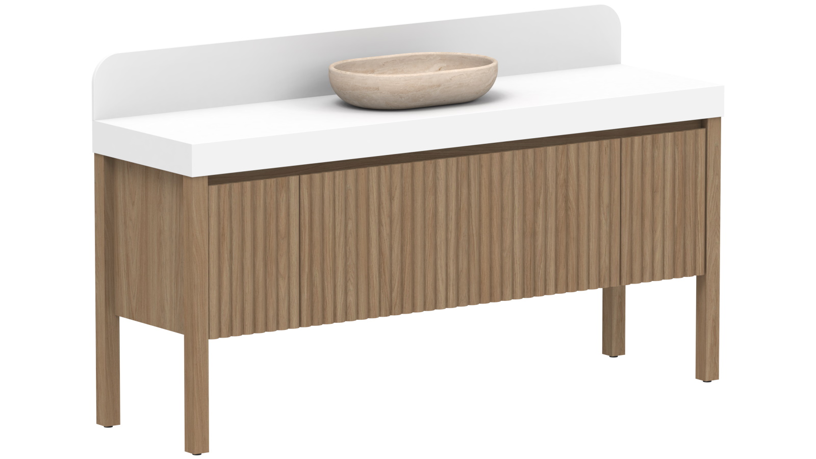 ADP Harper 1800mm Centre Bowl Floor Mounted Vanity | Harvey Norman