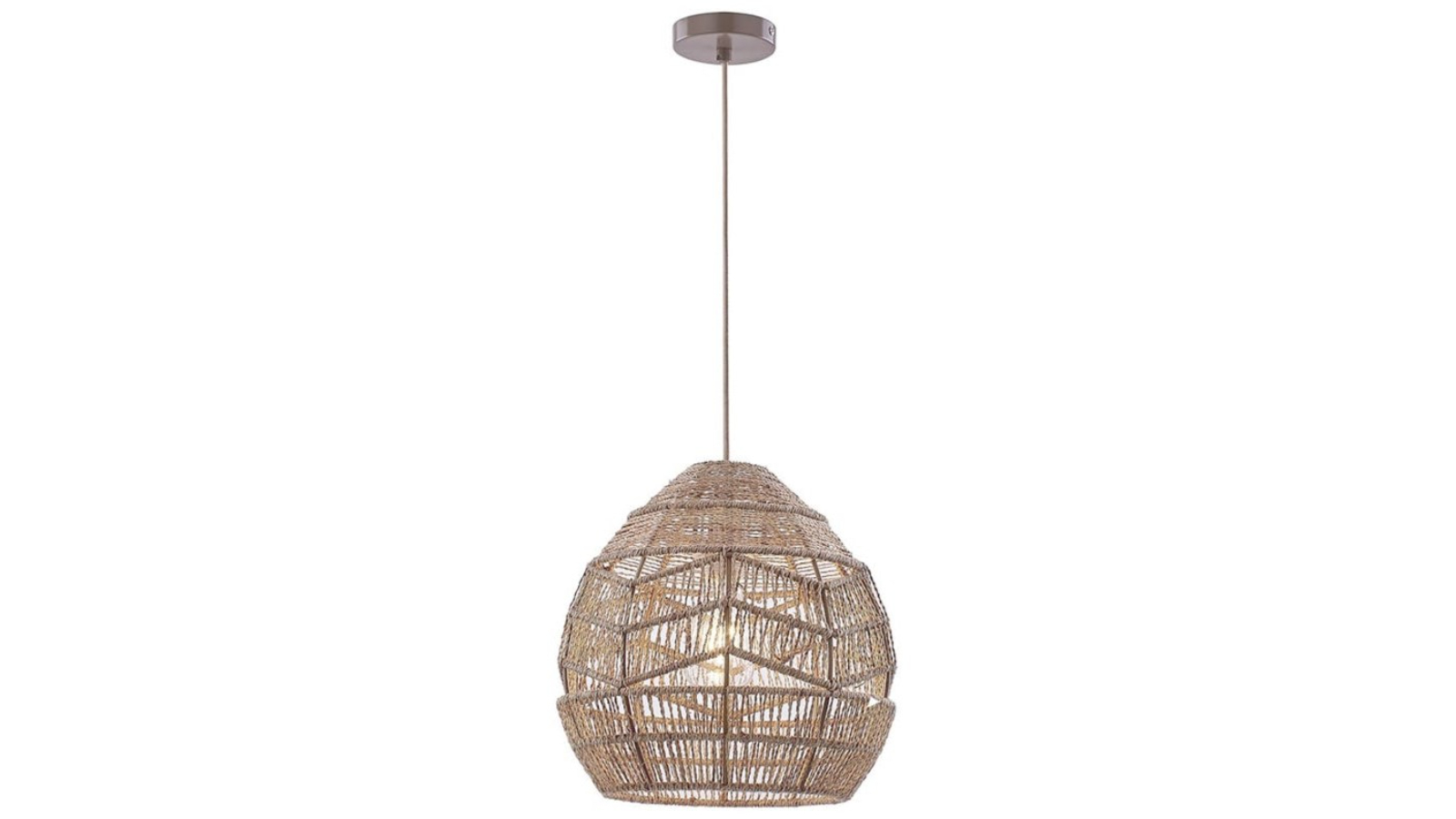 Luminea Hayes Modern Elegant Pendant Light - Natural | Harvey Norman