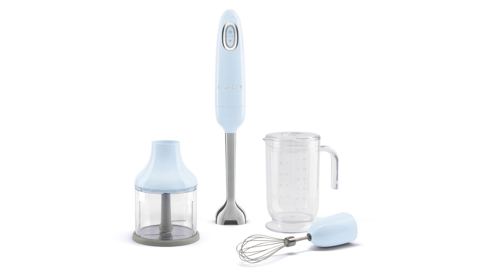 Smeg 50's Style Retro Hand Blender - Pastel Blue | Harvey Norman