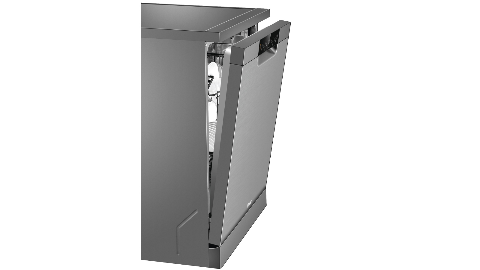 Haier 15 Place Setting Freestanding Dishwasher with Advanced Wash ...