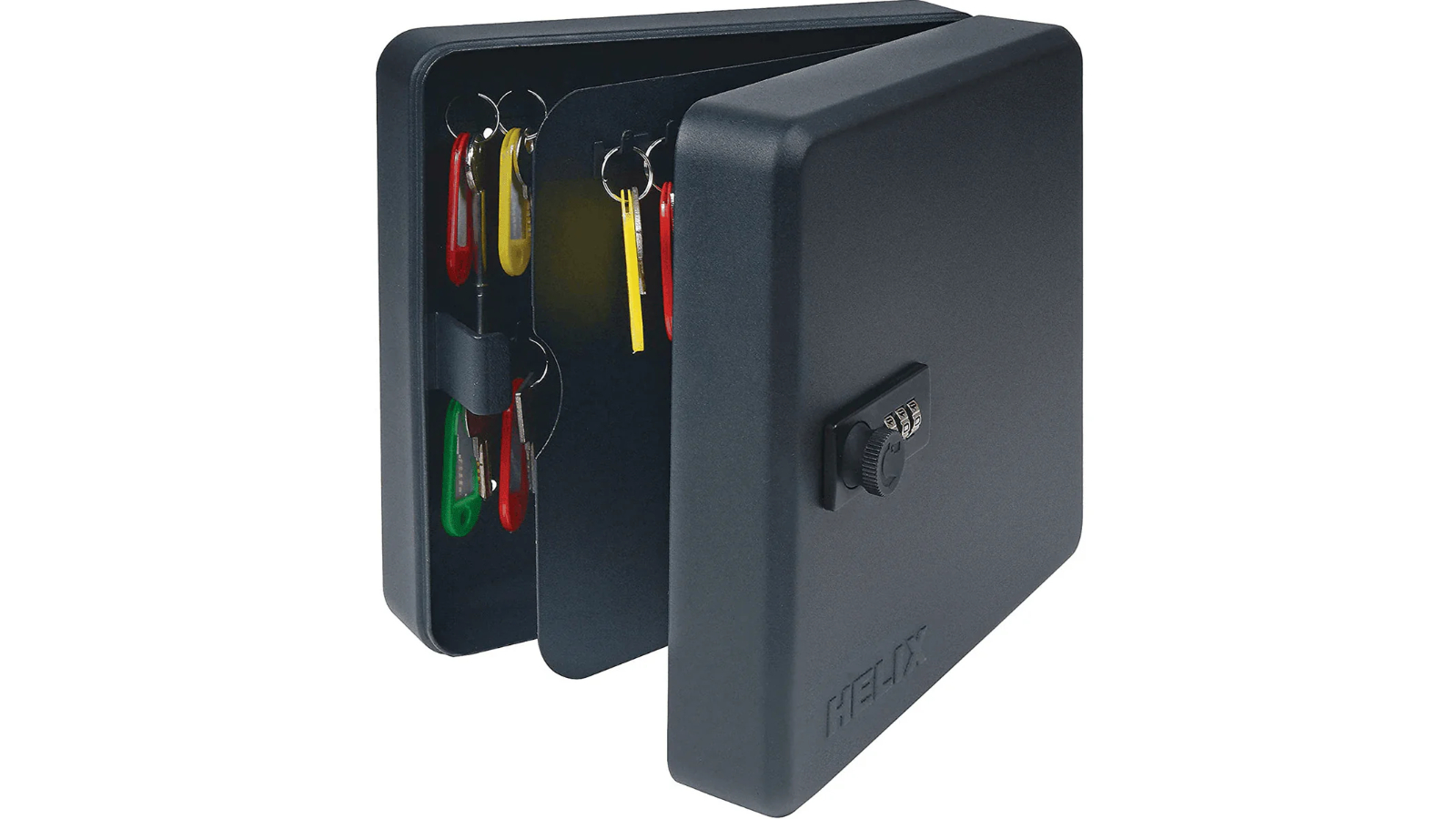 Helix 50 Combination Lock Key Cabinet Safe Box - Black | Harvey Norman