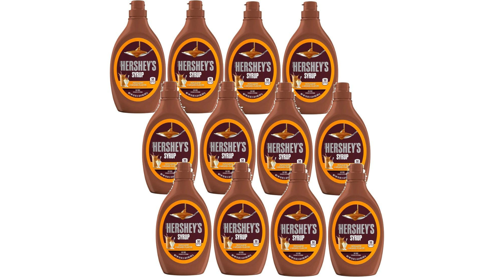 Hersheys Box of 12 Syrup Caramel - 623g | Harvey Norman