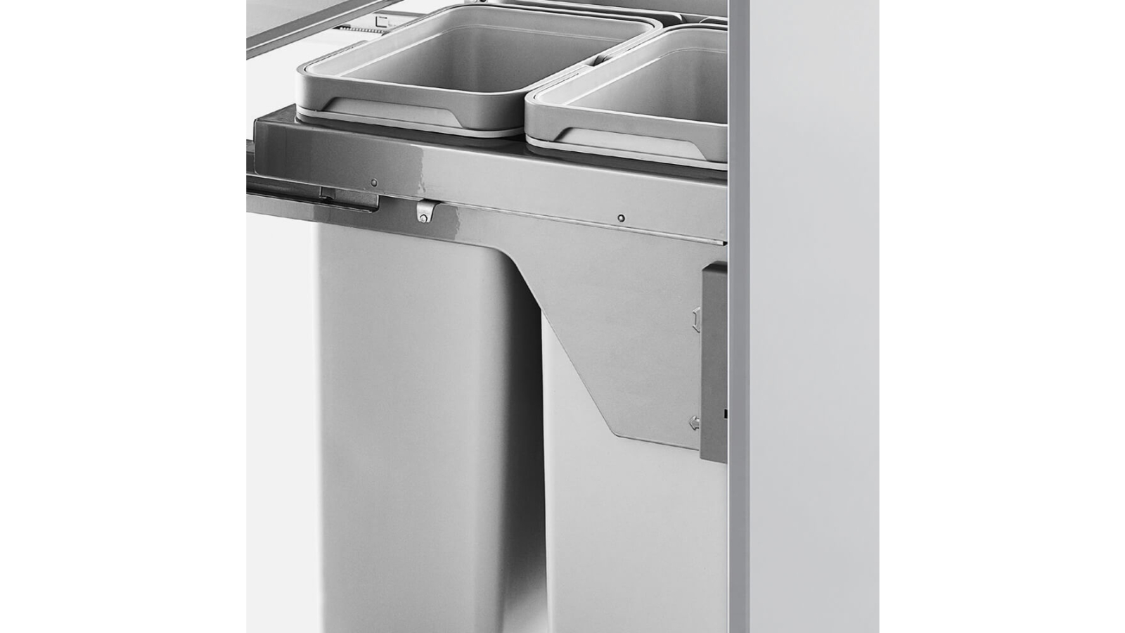 Higold Optum 56 Litre Dual Pull Out Rubbish Bin with Soft Close for a ...