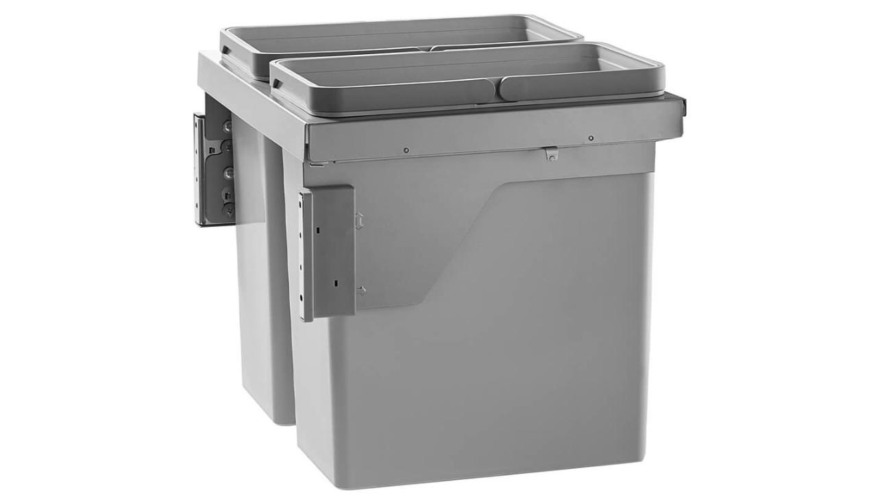 Higold Optum 56 Litre Dual Pull Out Rubbish Bin with Soft Close for a ...
