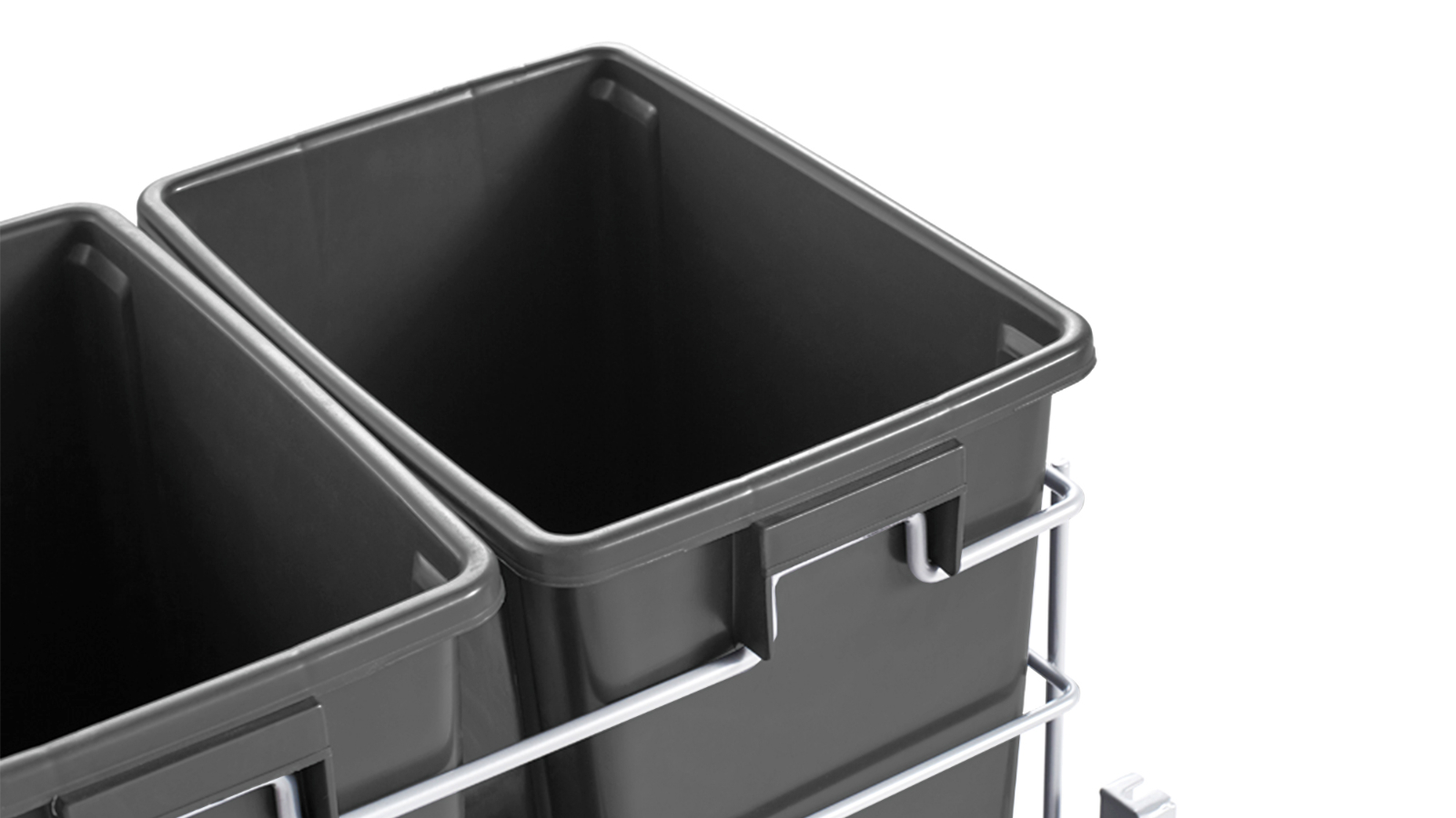 Higold Simplex 34 Litre Dual Pull Out Rubbish Bin with Soft Close for a ...