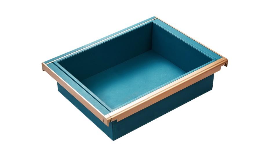Higold Teal Finish B Series Pull Out Shallow Wardrobe Basket - 60cm ...