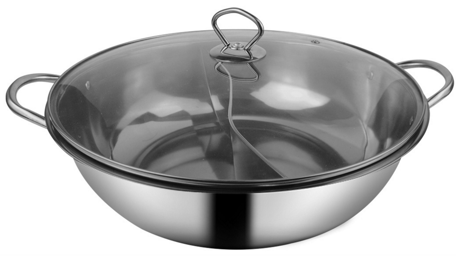 UB International Stainless Steel Hot Pot with Lid - 36cm | Harvey Norman