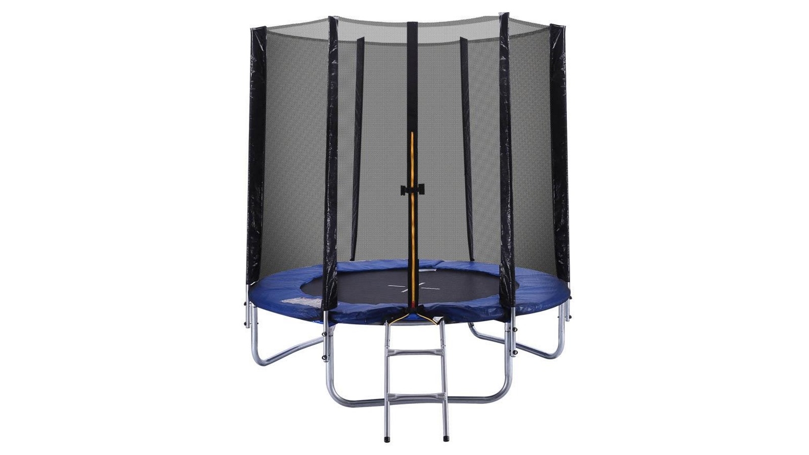 Traderight 8ft Trampoline Round Enclosure Safety Net Mat Pad Spring ...