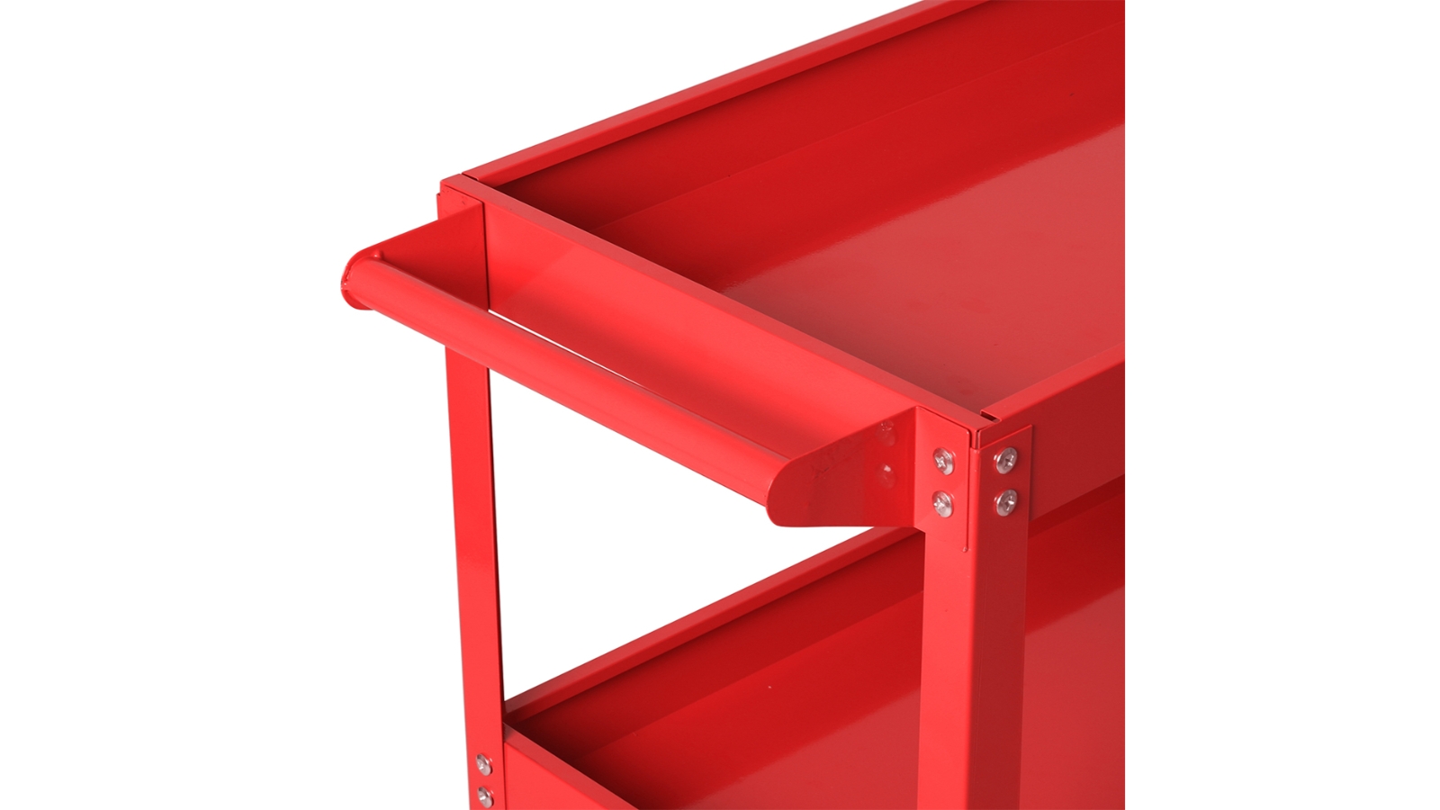Traderight 3-Tier Tool Cart Trolley - Red | Harvey Norman