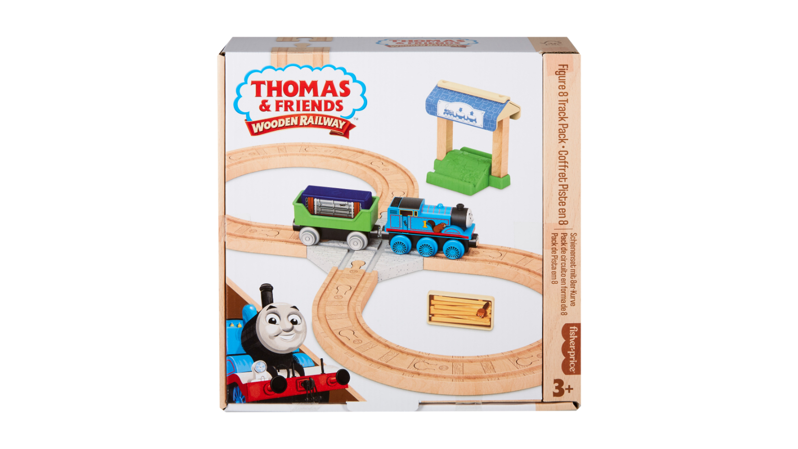Fisher Price Thomas and Friends Wooden Railway Figure 8 Track Pack ...