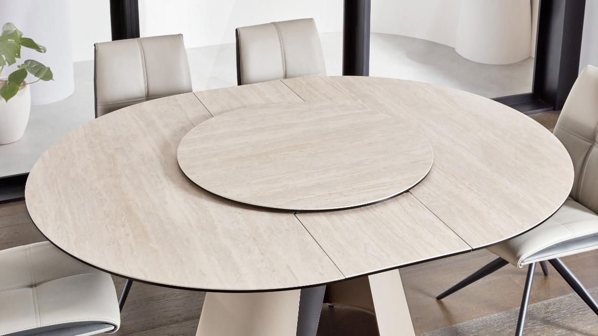 Elysian 5-Piece Round Extension Dining Setting | Harvey Norman