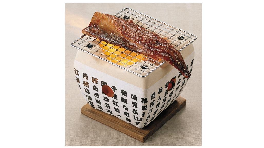 Wistos Hida Konro Tabletop Ceramic Hibachi Grill - 14 x 14cm | Harvey ...