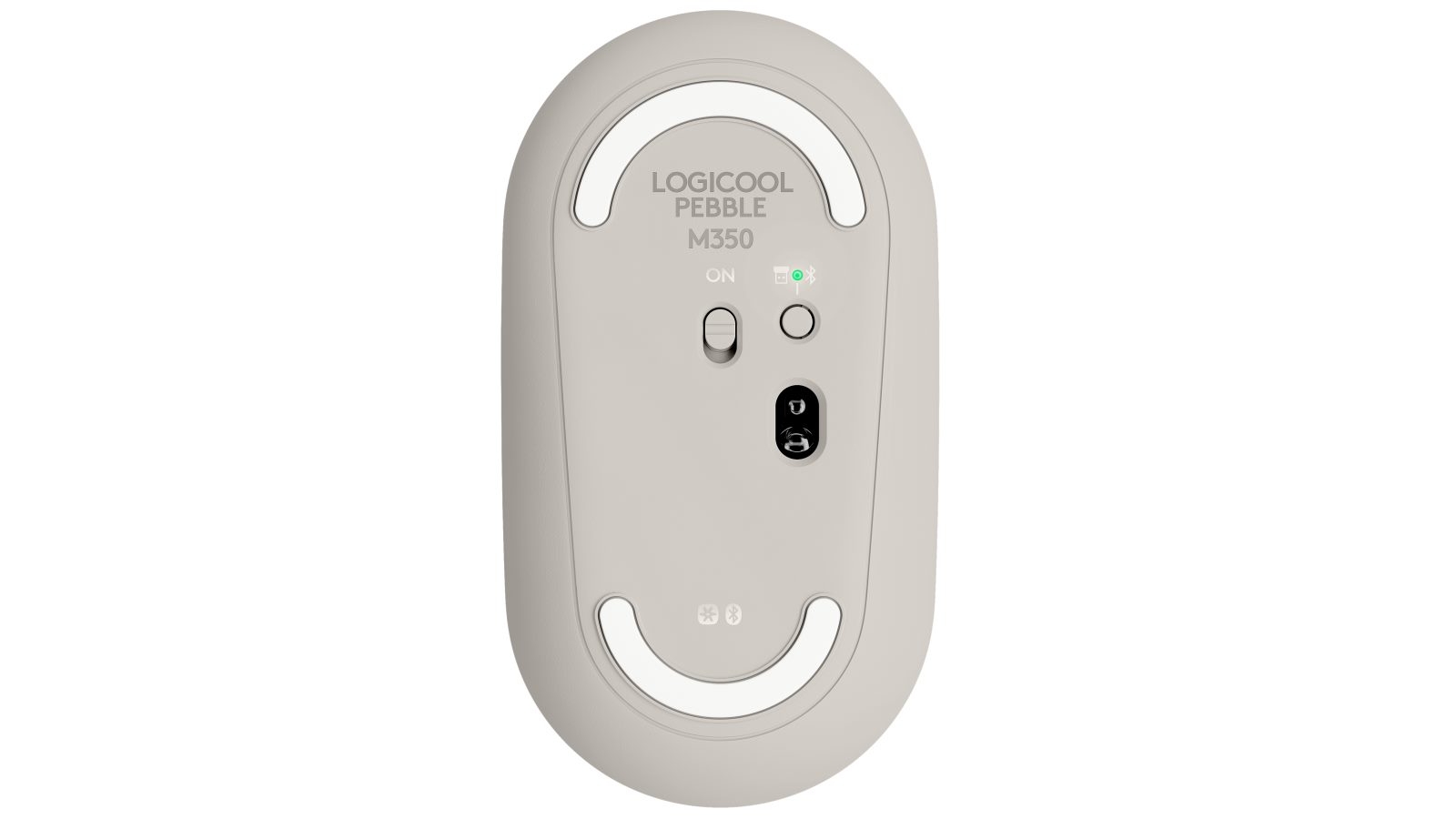 Logitech Pebble M350 Wireless Mouse with Bluetooth - Sand | Harvey Norman