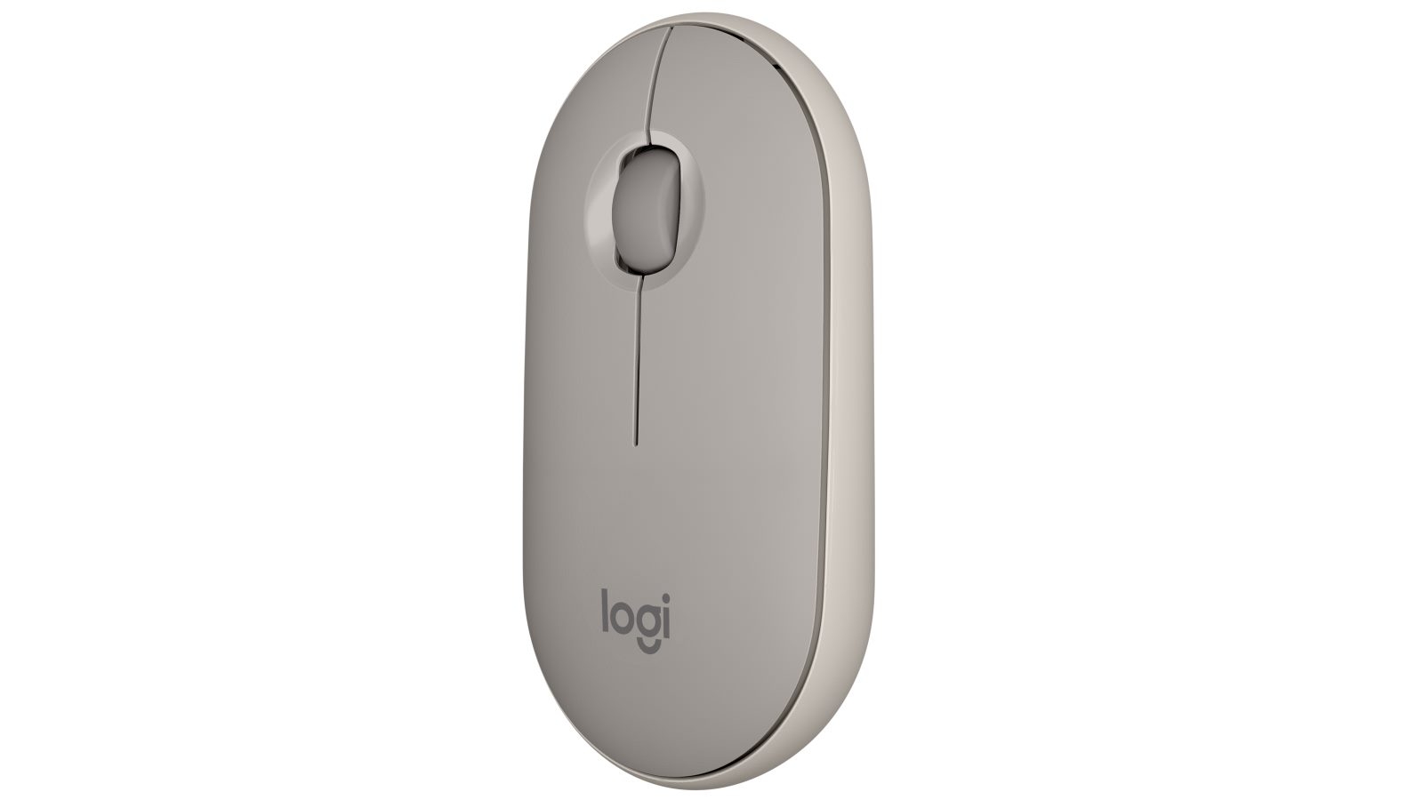Logitech Pebble M350 Wireless Mouse with Bluetooth - Sand | Harvey Norman