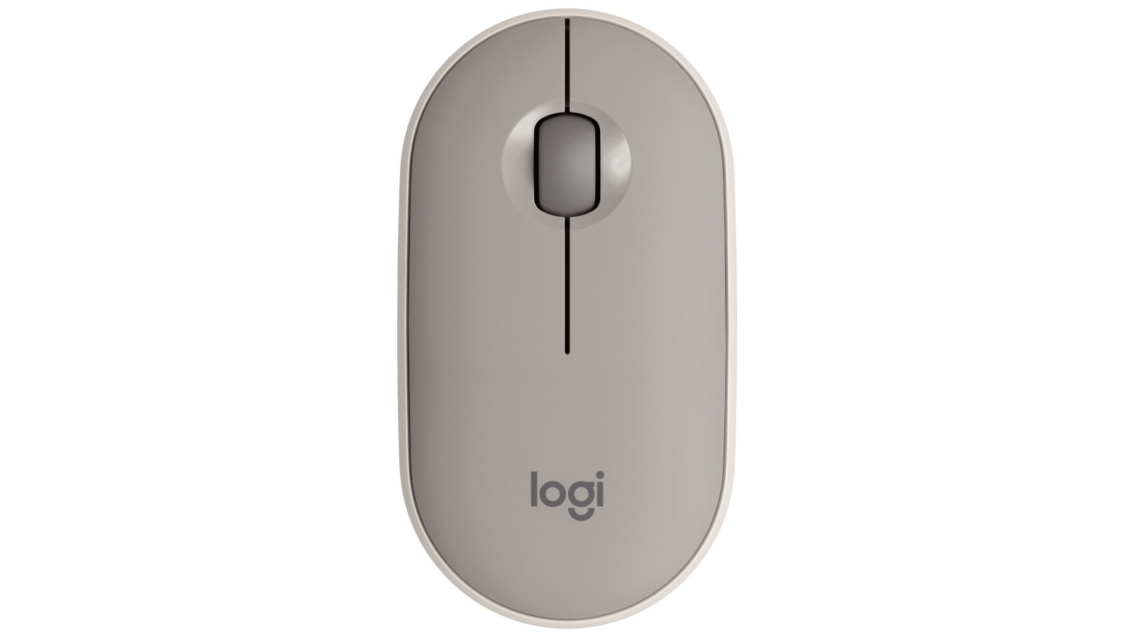 Logitech Pebble M350 Wireless Mouse with Bluetooth - Sand | Harvey Norman