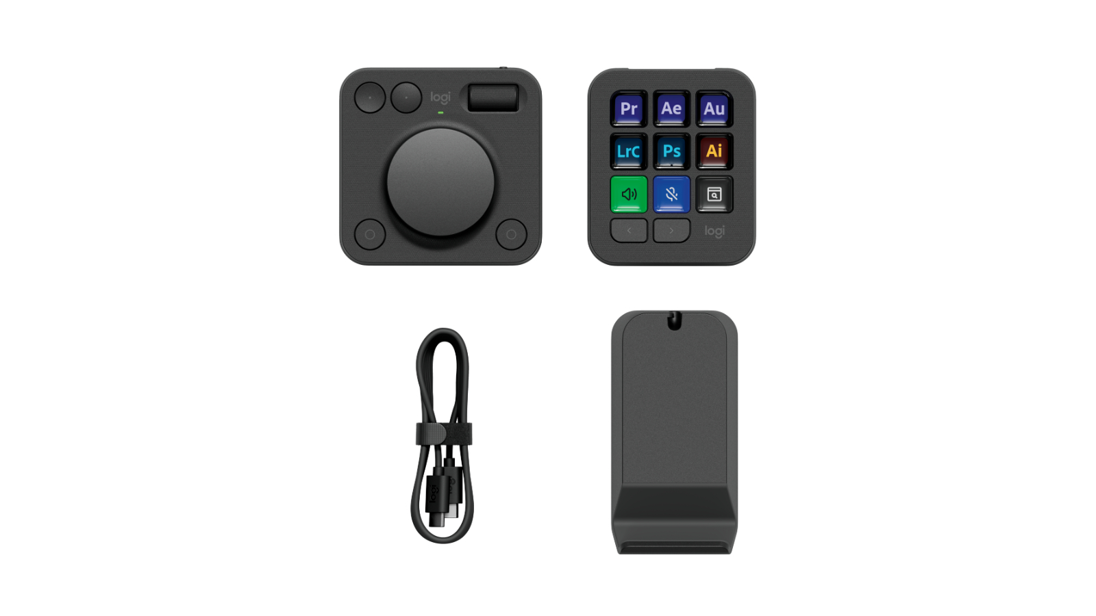 Logitech MX Creative Console - Graphite | Harvey Norman