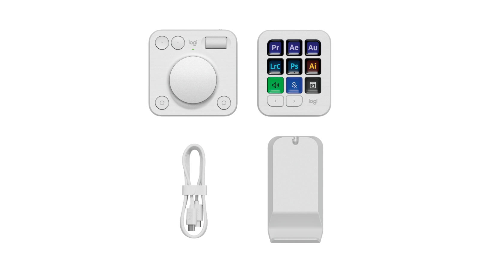 Logitech MX Creative Console - Pale Grey | Harvey Norman