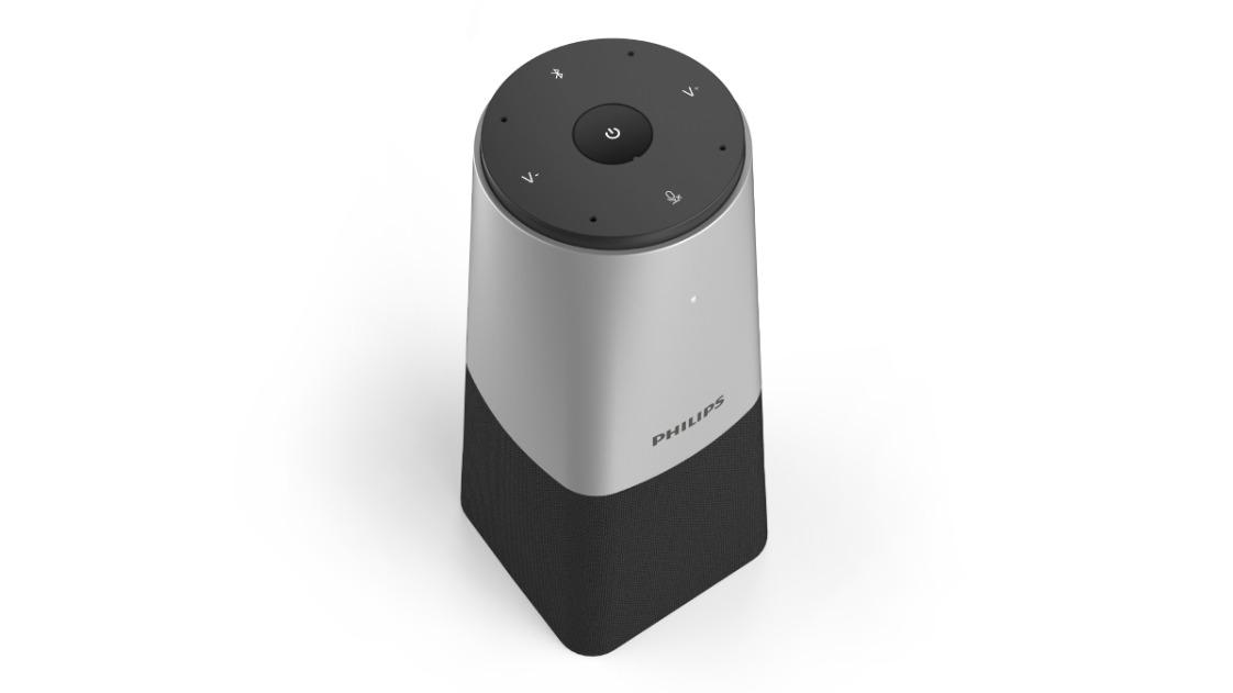 Philips Smart Meeting Portable Microphone - Black/Grey | Harvey Norman