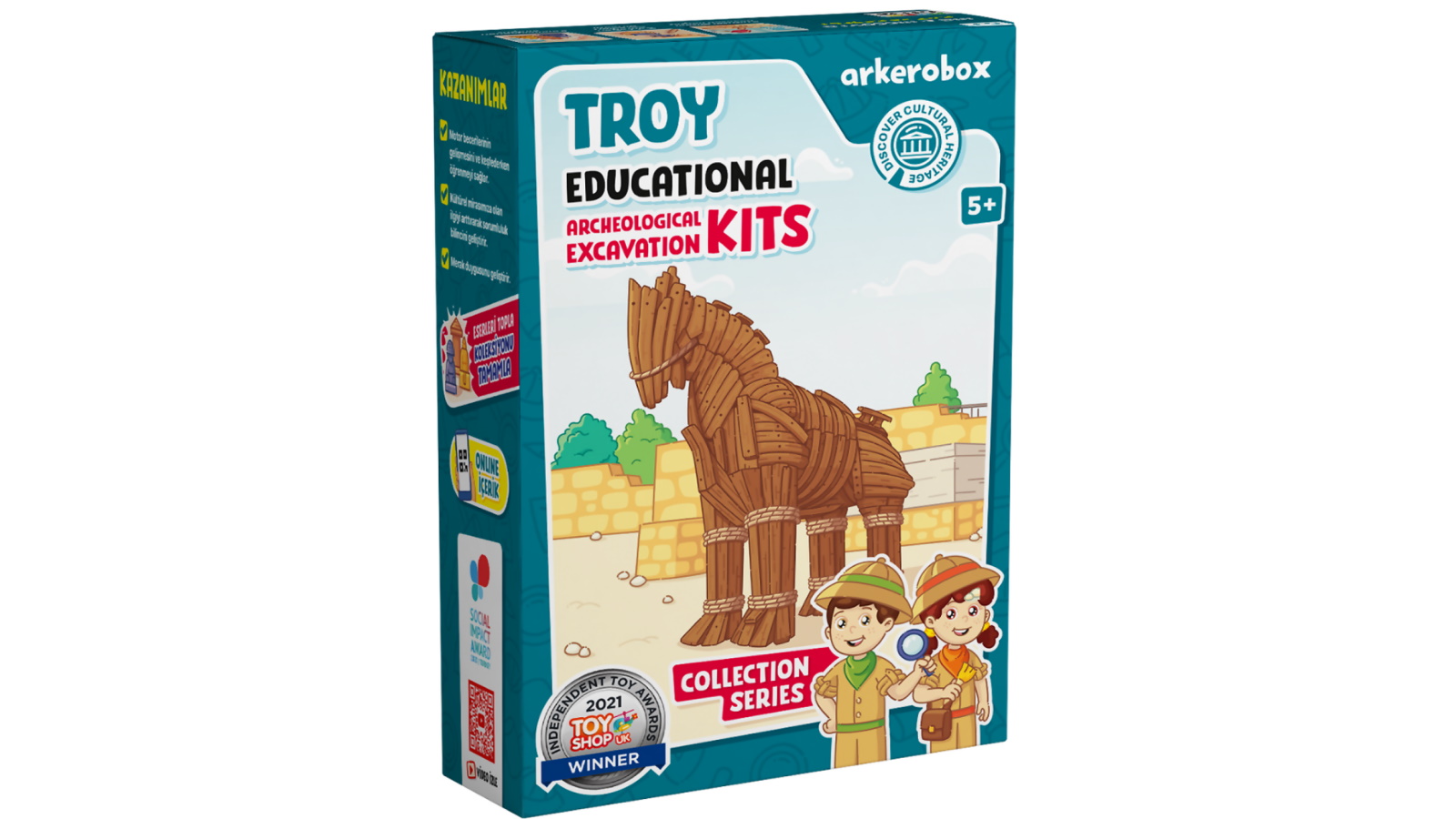 Arkerobox Troy Educational Archeological Excavation Kit | Harvey Norman