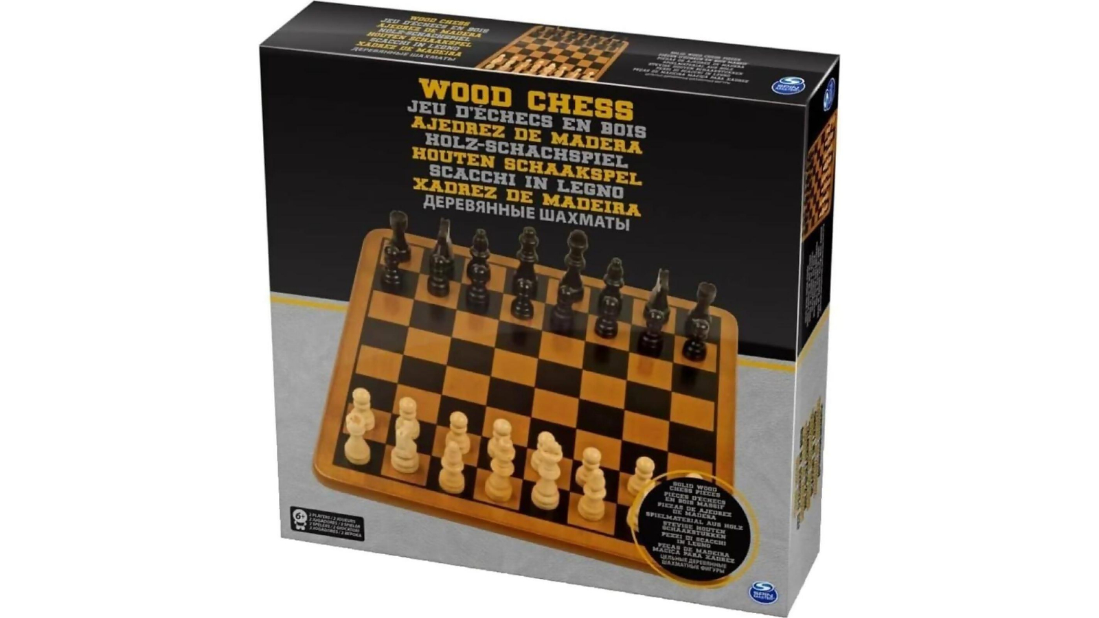 Spin Master Wood Chess Set | Harvey Norman