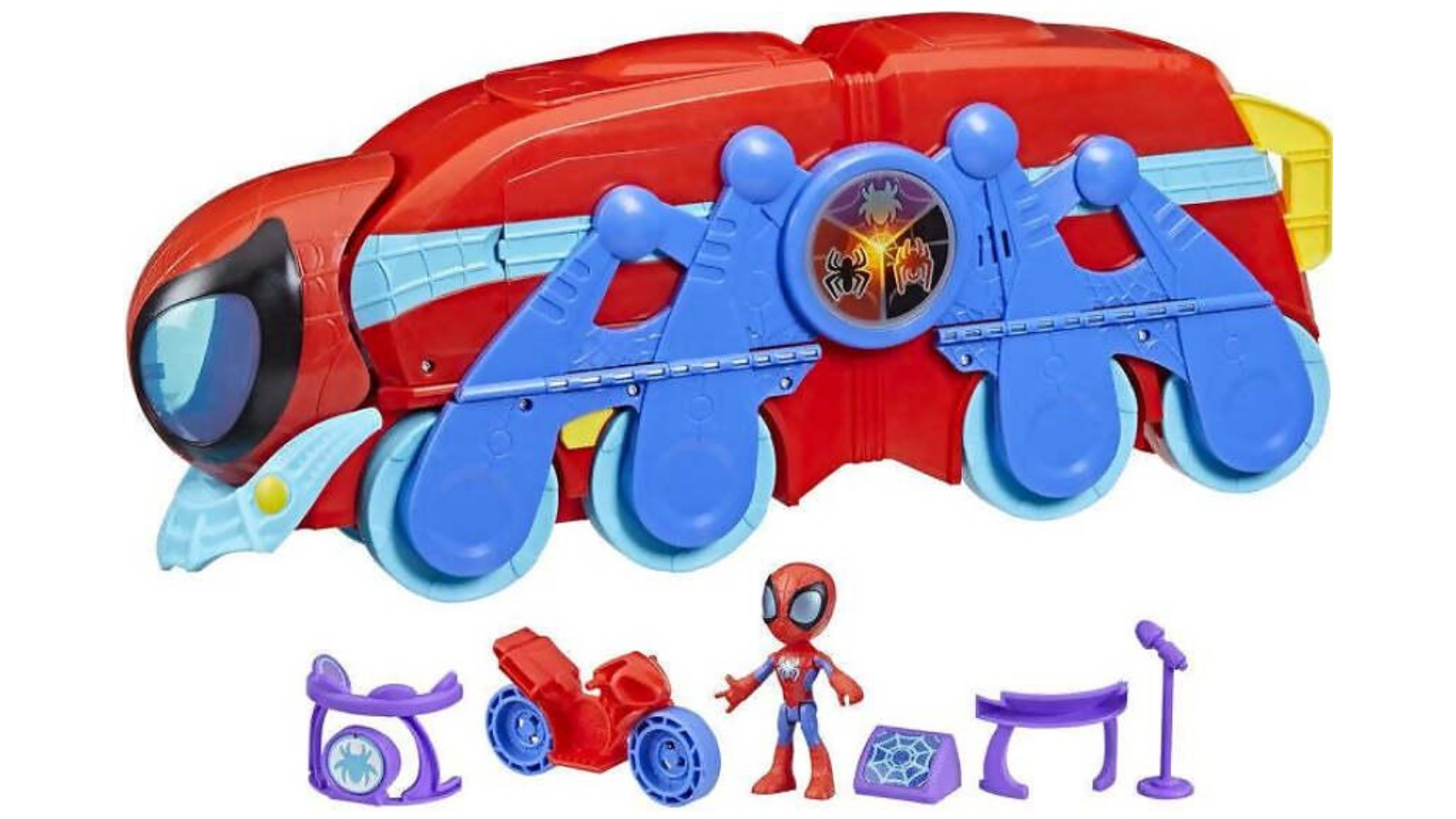 Marvel Spider Crawl-R 2-in-1 Deluxe Headquarter Spidey and His Amazing ...