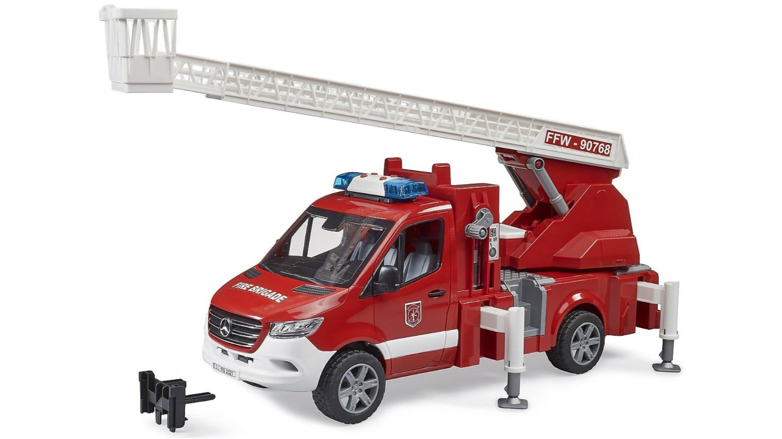 Bruder Mercedes Benz Sprinter Fire Engine with Slewing Ladder/1:16 ...