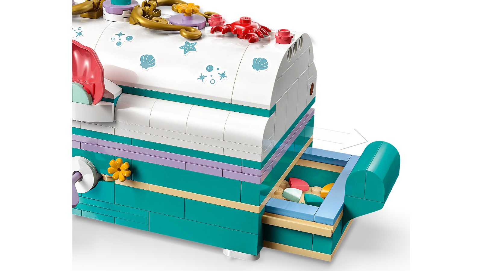 Lego 43229 Disney Princess Ariel's Treasure Chest | Harvey Norman