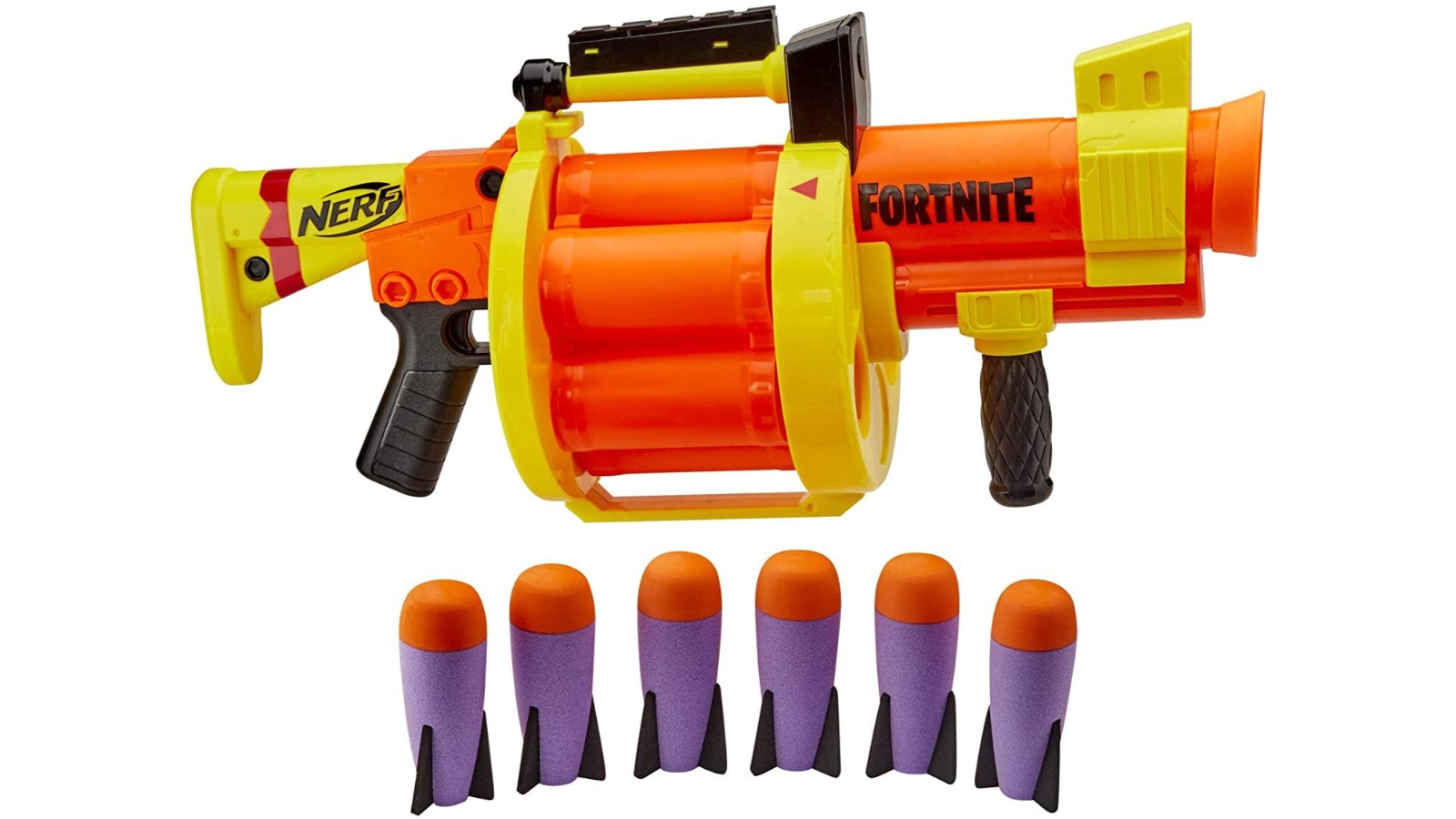 Hasbro Nerf Fortnite GL Rapid-fire Rocket Firing Blaster Hbe8910asoo ...