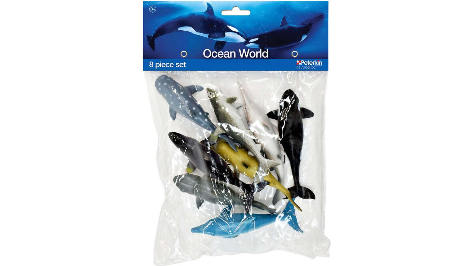 Peterkin 8 Piece Ocean World Figures Set | Harvey Norman