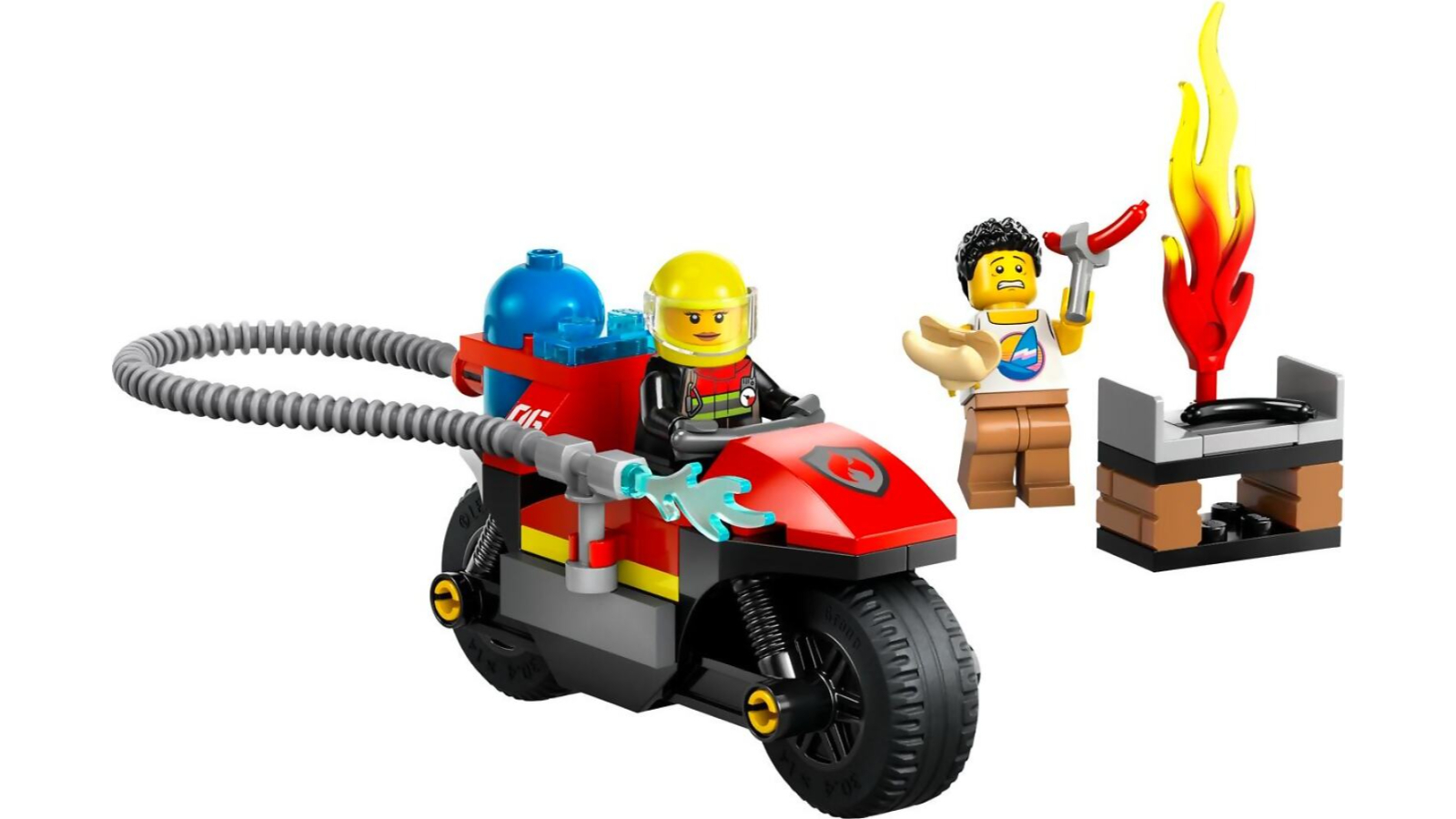 Lego 60410 Fire Rescue Motorcycle City 4year+ | Harvey Norman