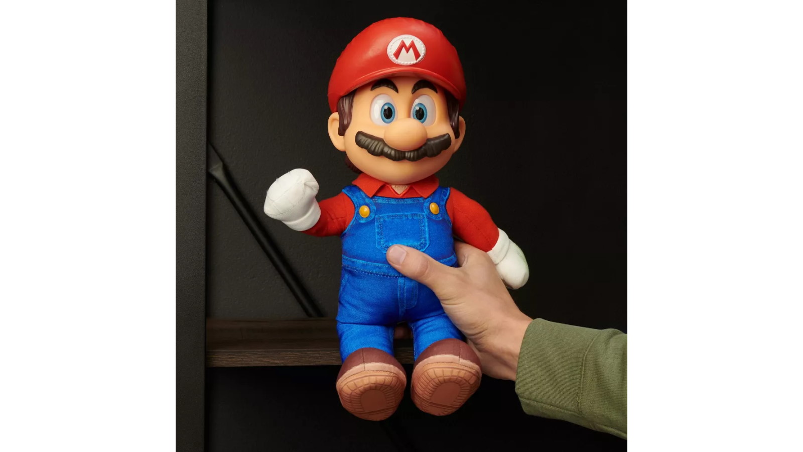 Nintendo The Super Mario Bros Movie Mario Poseable Plush Toy | Harvey ...