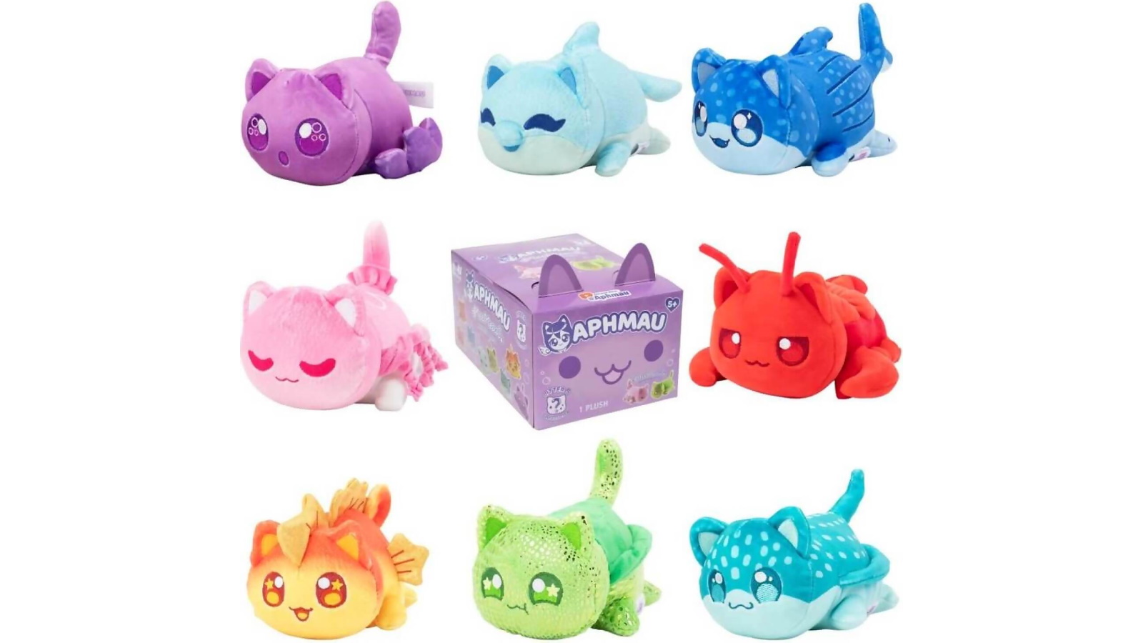 Aphmau MeeMeows S5 Under The Sea 6-inch Plush Mystery Blind Box ...