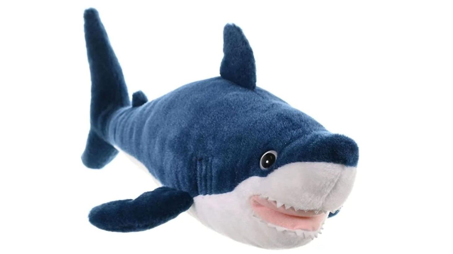 Wild Republic Cuddlekins Mako Shark Plush Toy - 54inch | Harvey Norman